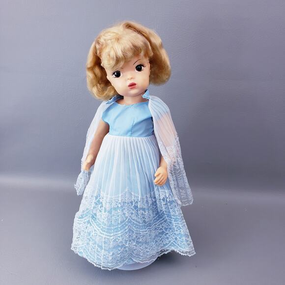 Terri Lee | Toys | Vintage 95s Terri Lee Doll Blue Dress And Cape ...